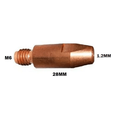 Bico de Contato para Tocha MIG / MAG E-CU 1.2MM -M6X28MM - Loja Soldas Brasil